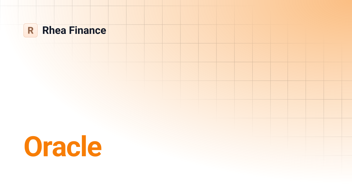 Oracle | Rhea Finance